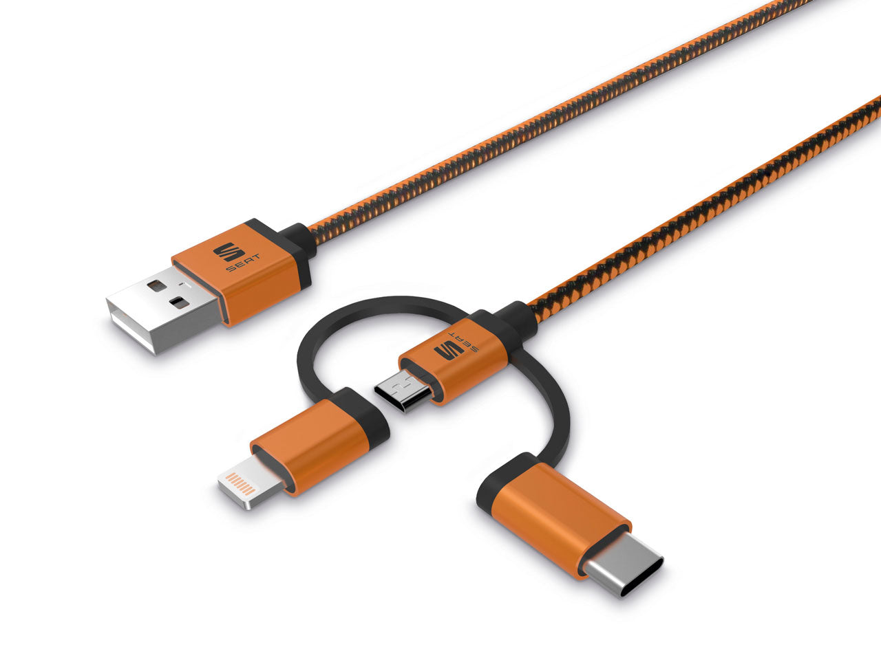 Genuine Seat Mii Electric 3-In-1 Cable For Charging And Data – Car ...