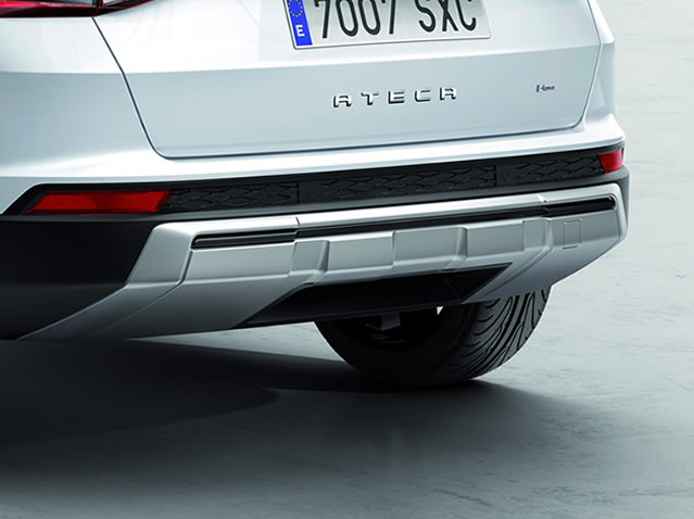 Genuine Seat Ateca Rear Bumper Trim (Exhaust Not Visible) - Cover ...