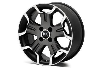 Genuine Citroen Ds3 17" Bellone Alloy Wheel In Black And Silver (Set O ...