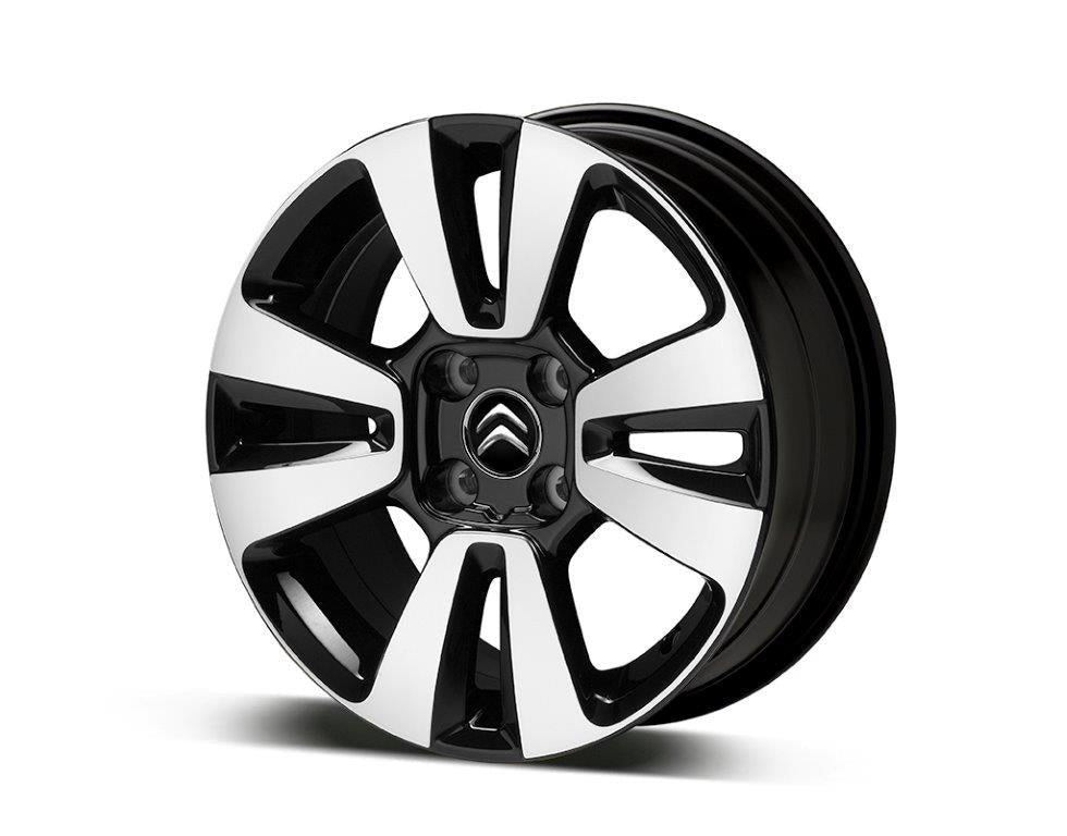 Genuine Citroen C3 Aircross 16" Matrix Alloy Wheels - Black/Silver (Se ...
