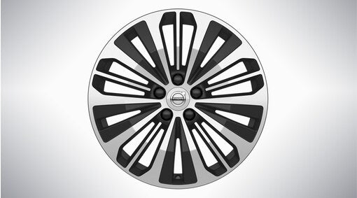 Genuine Volvo V90 18" 5 Triple Spoke Alloy Wheel In Black/Diamond Cut ...