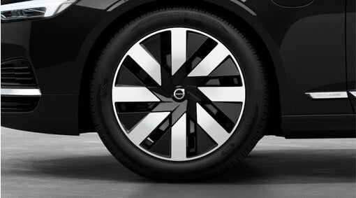 Genuine Volvo V90 19" 8 Spoke Complete Alloy Wheels In Black/Diamond C ...