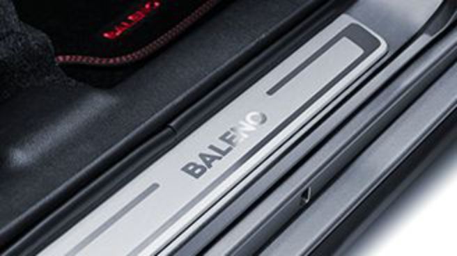 Genuine Suzuki Baleno Door Sill Trim Set - Aluminium With Logo – Car ...